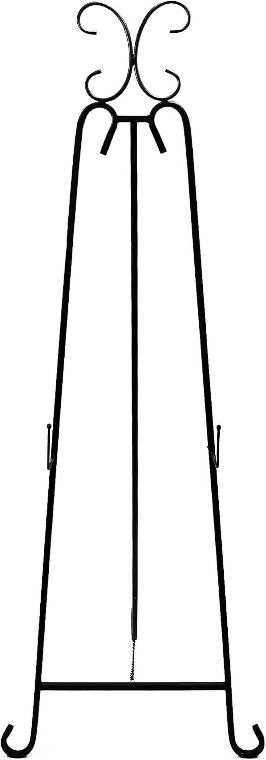 Metal Easel Display Stand - Decorative Black Picture Easel Stand for ...