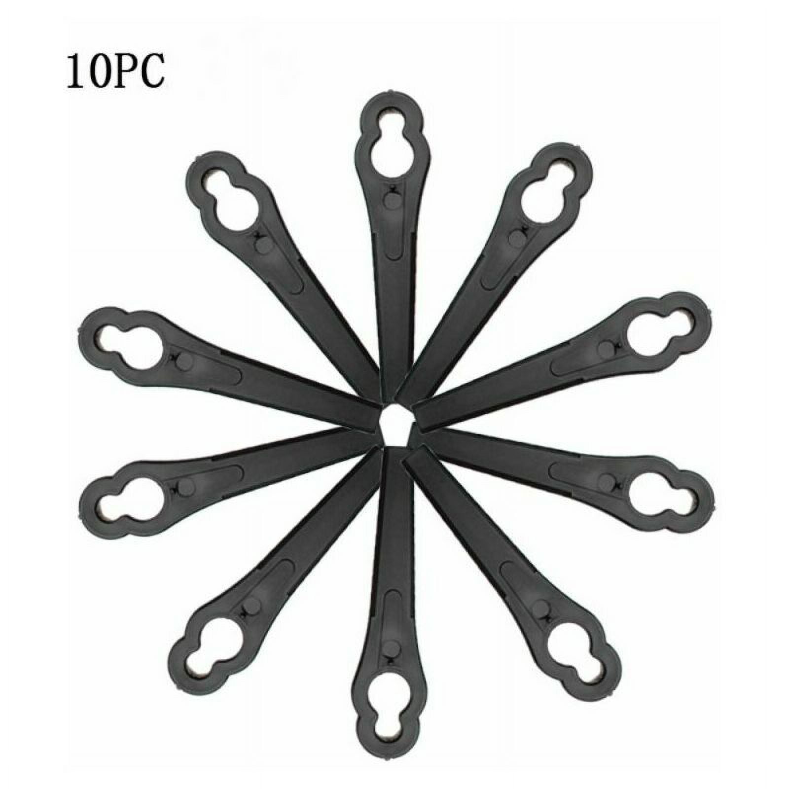 Metal Edge Trimmer Blades, 10 Pcs Replacement Blades for String Trimmer ...