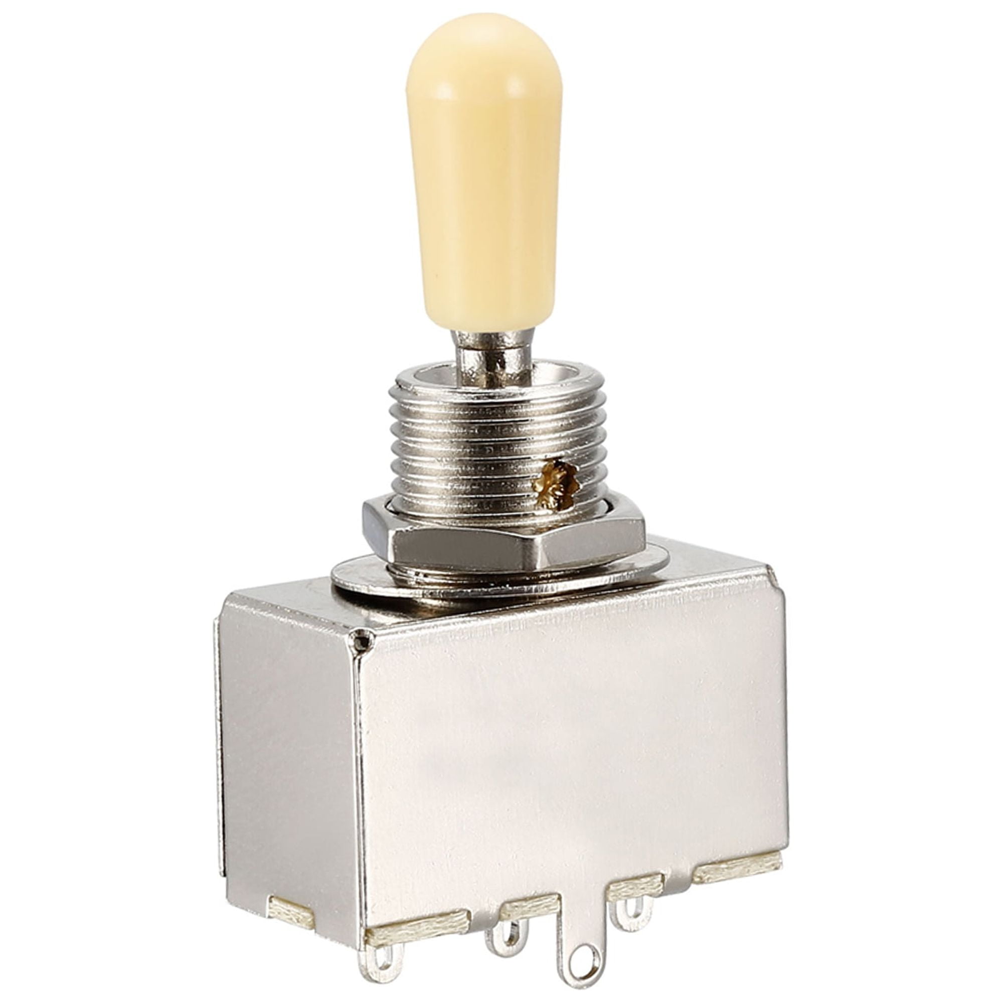 Metal Electric Guitar 3 Way Box Toggle Switch With Cream Knob 1Pcs ...