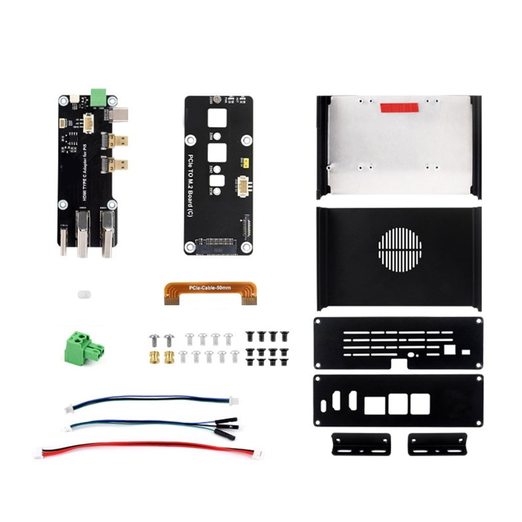 Metal Enclosure Expansion Module Box For RPi 5 Compatible Aluminum Case ...