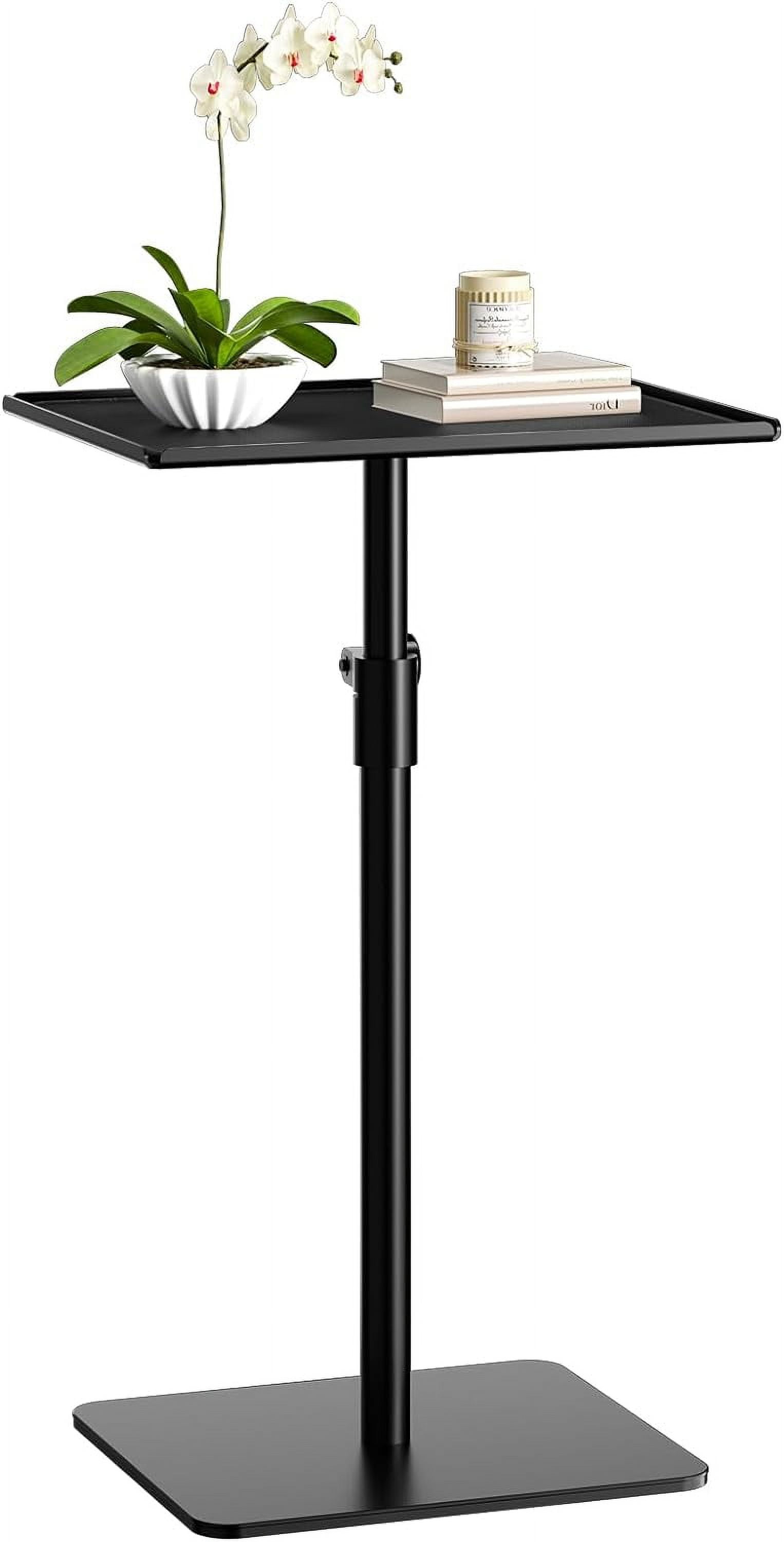 Metal End Table,Height Adjustable Tall Side Tables Living Room,Small ...