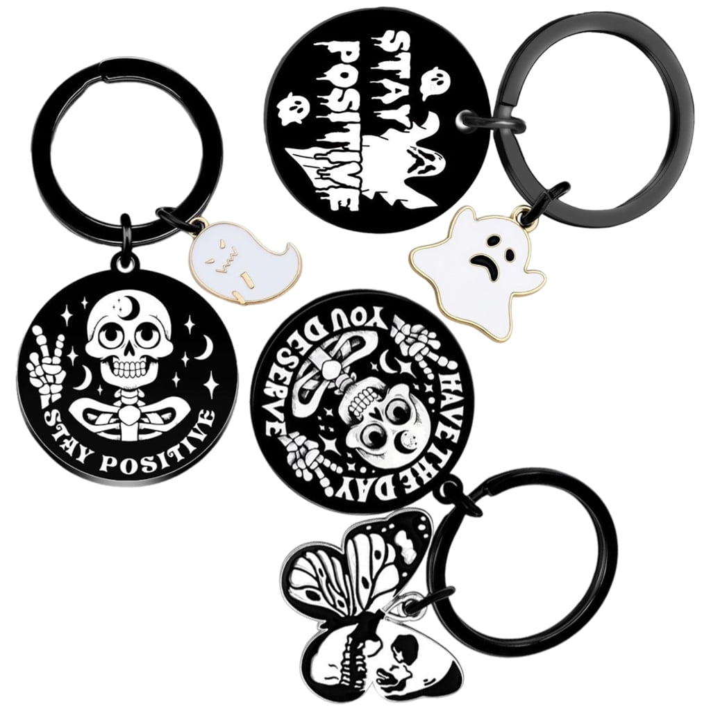 Metal Engraved Keychain For Halloween Costumes And Festive Decorations ...