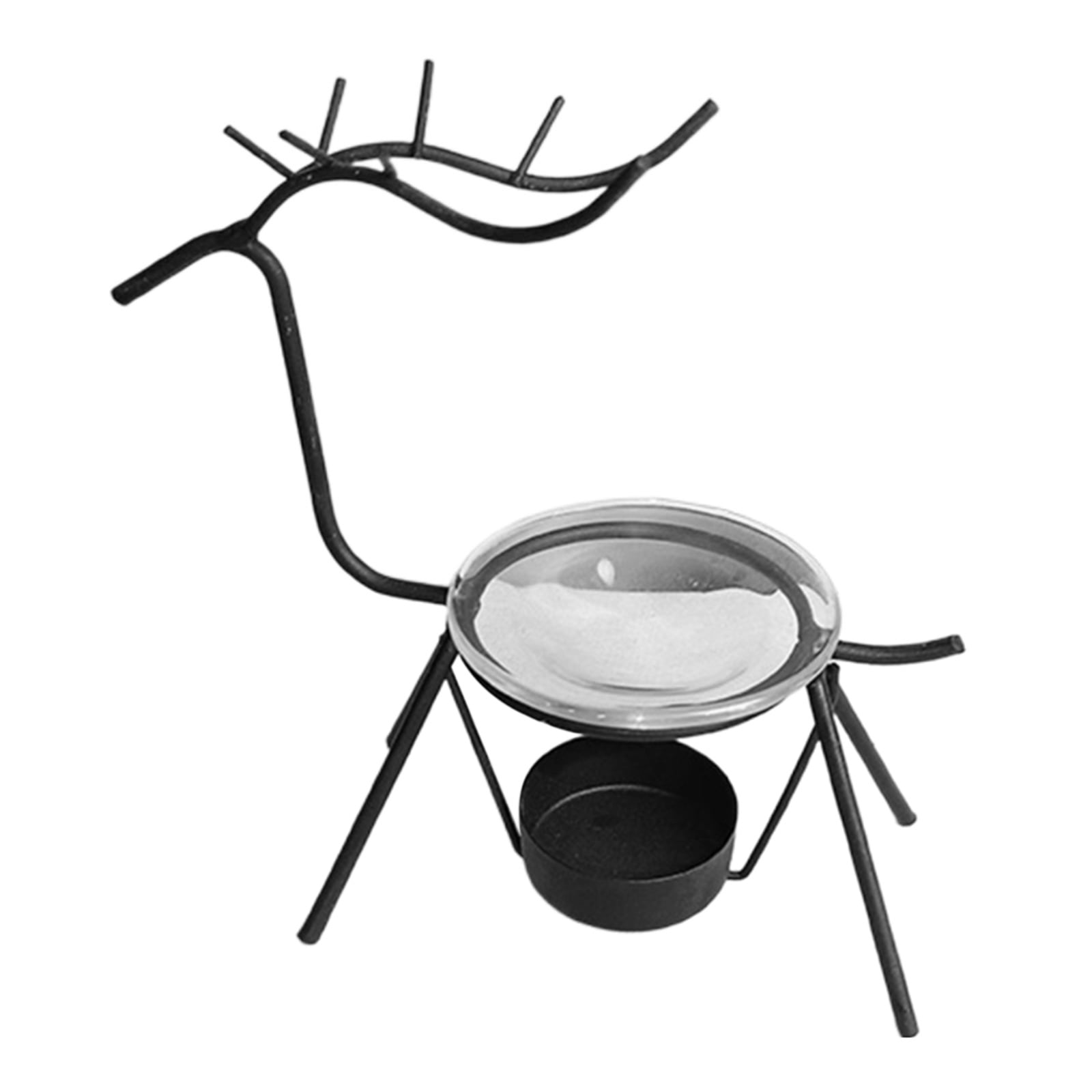 Metal Essential Oil Burner Diffuser Candle Hold Deer Shape Oil Warmer ...