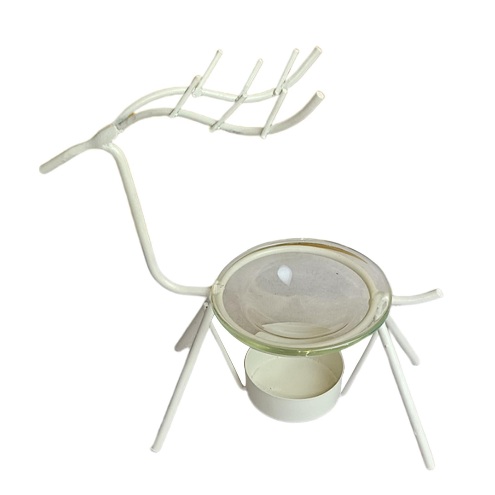 Metal Essential Oil Burner Diffuser Candle Hold Deer Shape Oil Warmer ...