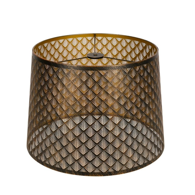 Metal Etching Large Lamp Shade, Drum Big Lampshades for Table Lamp and ...