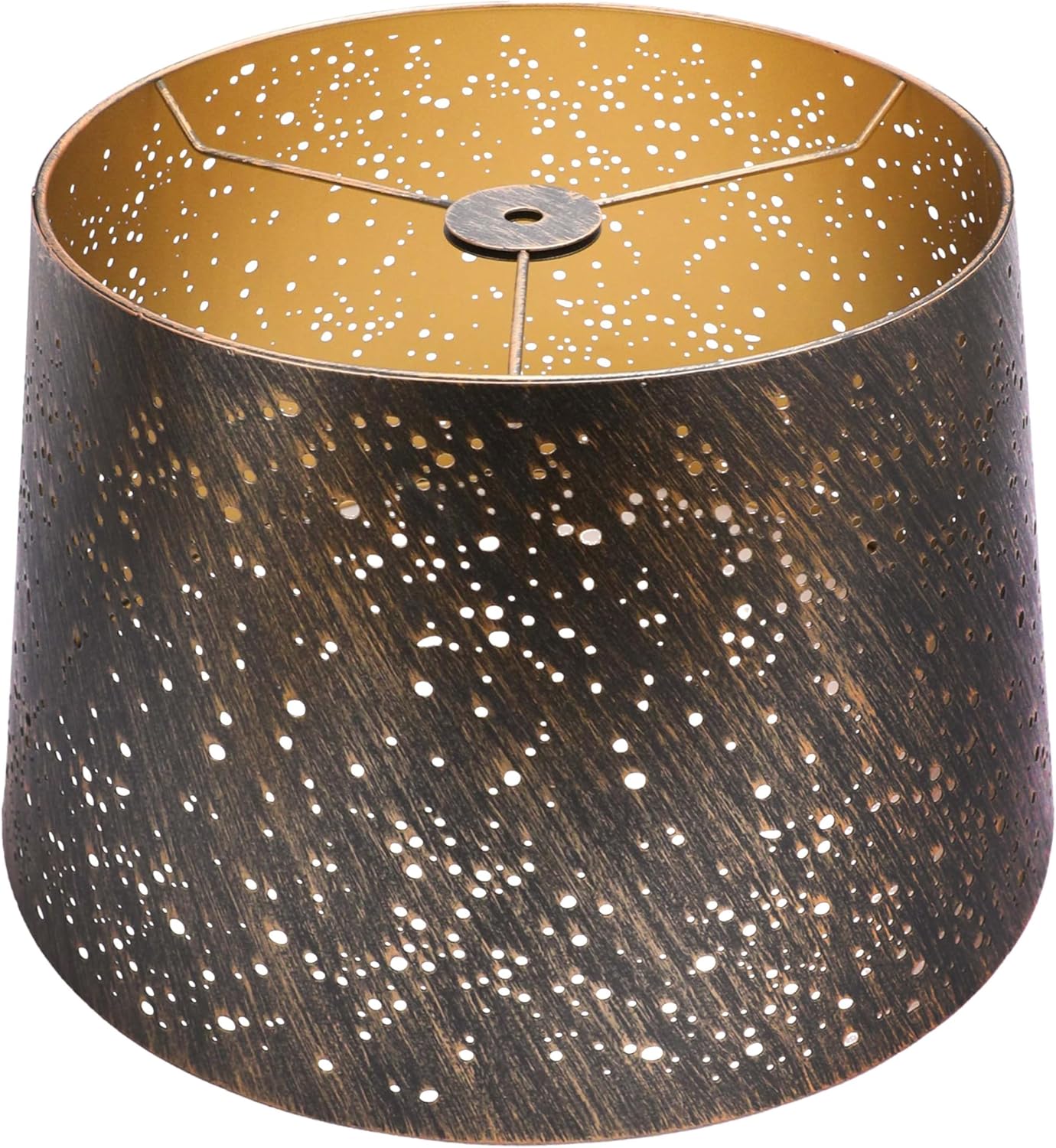Metal Etching Starlight Lampshade, Medium Drum Lampshades for Table and ...