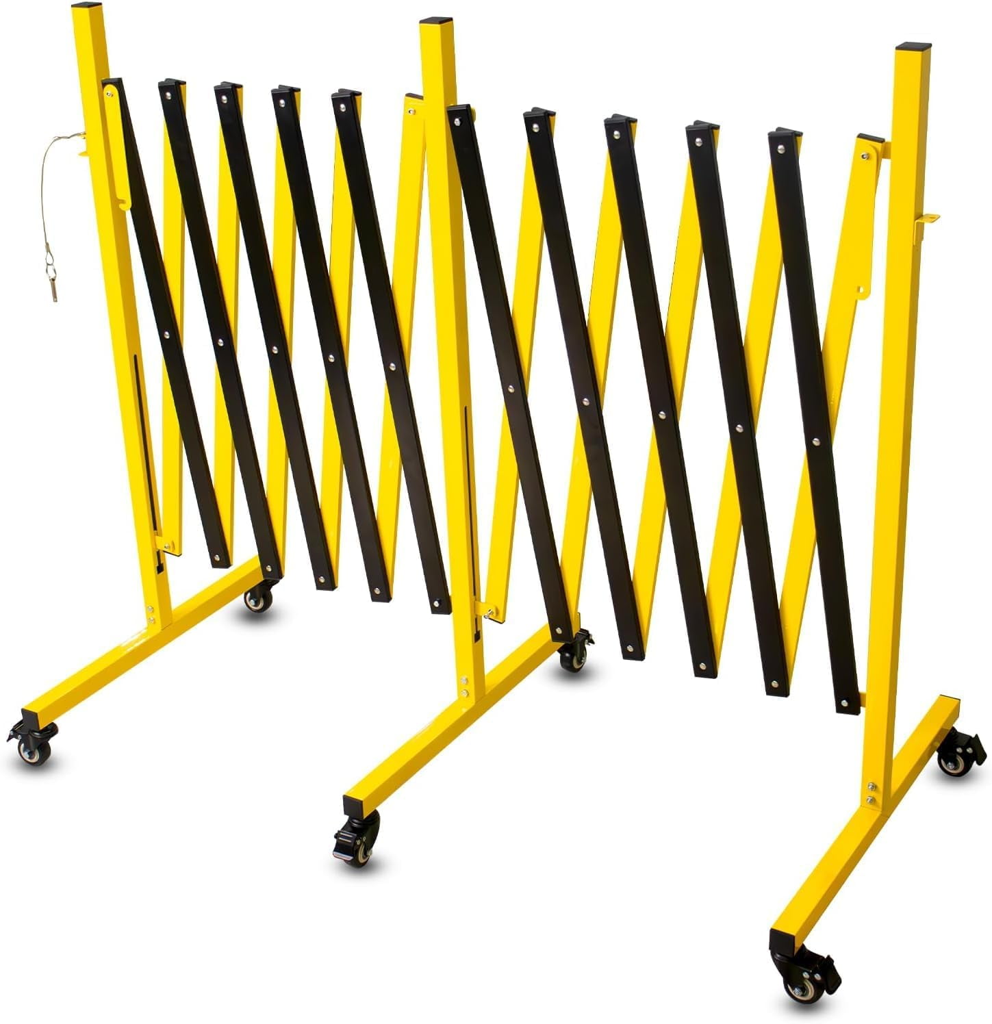 Metal Expandable , 17 Feet Retractable Fence Outdoor, Mobile Safety ...