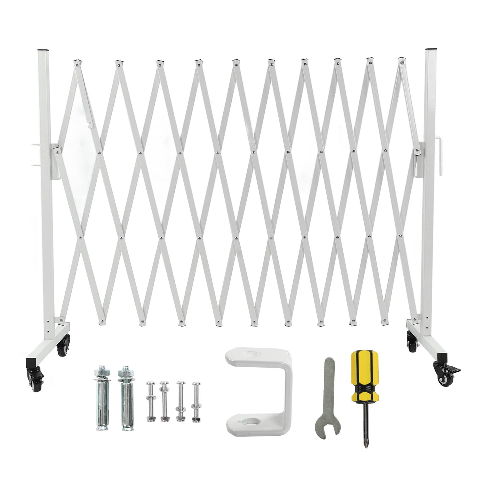 Metal Expandable Barricade Gate - Driveway Security Barrier with ...