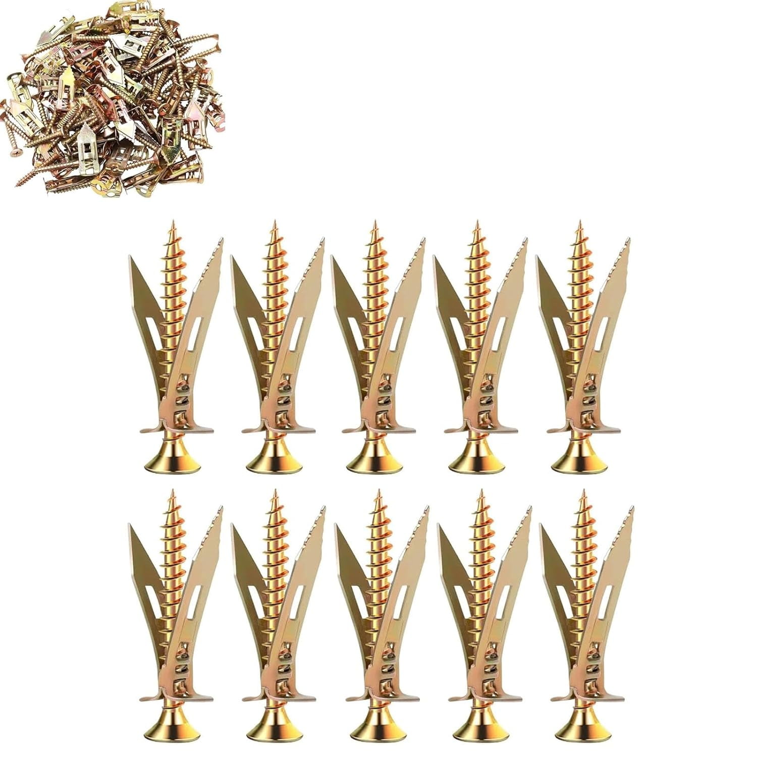 Metal Expansion Bolt for Drywall, Meonsopoli Self-Drilling Anchors ...