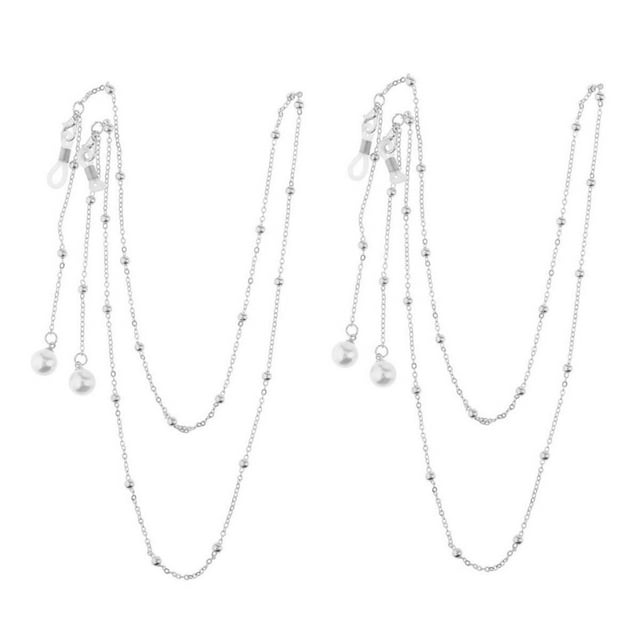 Metal Eyeglass Chains Pack Of Reading Eyeglasses Holder Strap Cords
