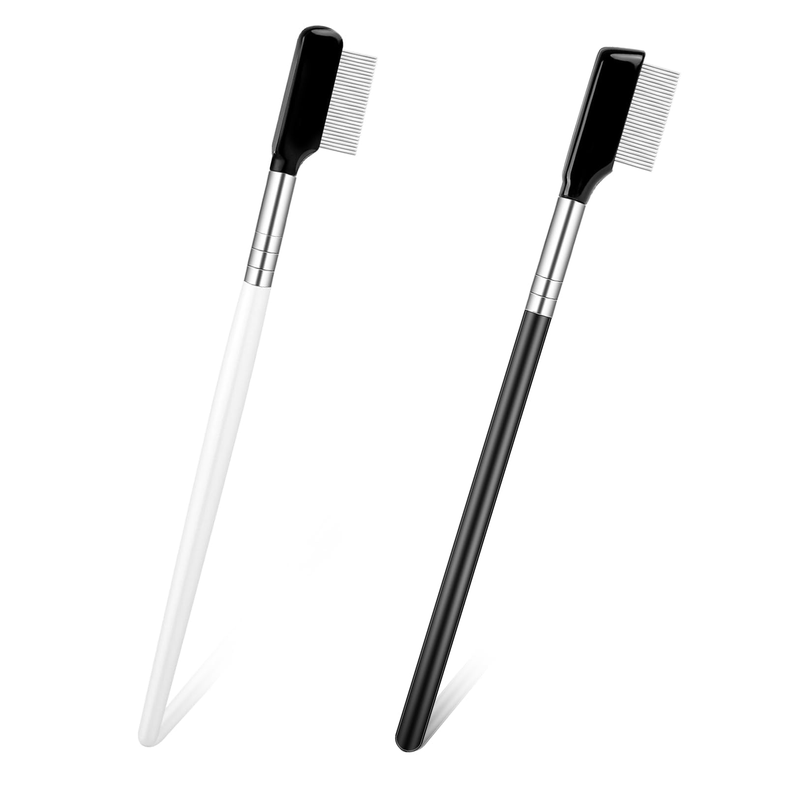 Metal Eyelash Comb, 2 TSF6 Pack Metal Eyelash Brush Eyelash Separator ...