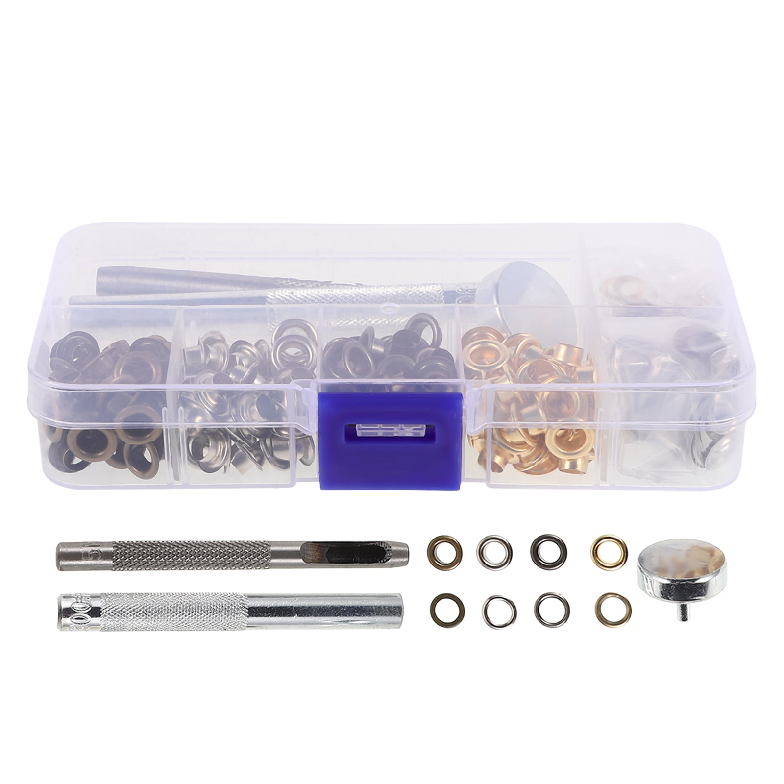 Metal Eyelet Button Leather Eyelets Grommet Kits Eyelets for Leather Shoe Laces - Walmart.com