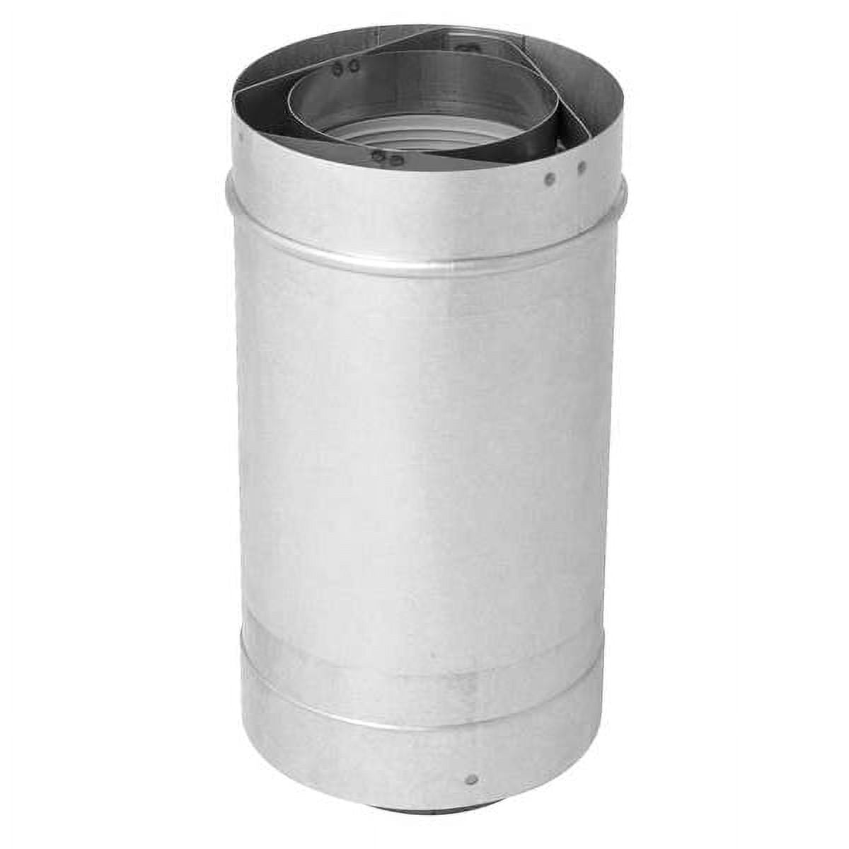 Metal Fab Waterheater Vent Pipe,12In L,3In Dia. RTG20151GR - Walmart.com