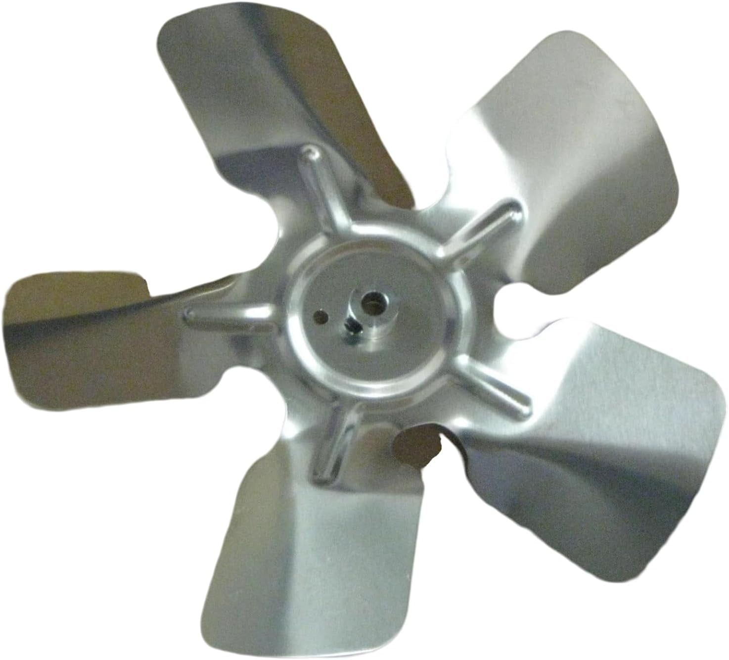 Metal Fan Blade 9" Diameter 5 Blades 5/16" Bore Hub CW 30 Degree Prop ...