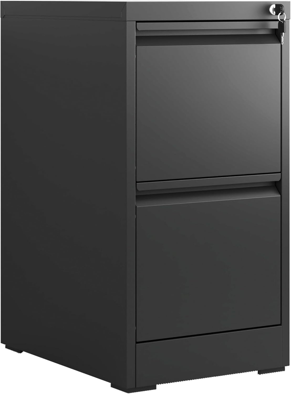 Metal File Cabinet with 2 Drawer Heavy Duty Home Office Steel Vertical ...