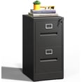 Metal File Cabinet with Lock: Vertical Filing Storage for Home Office ...