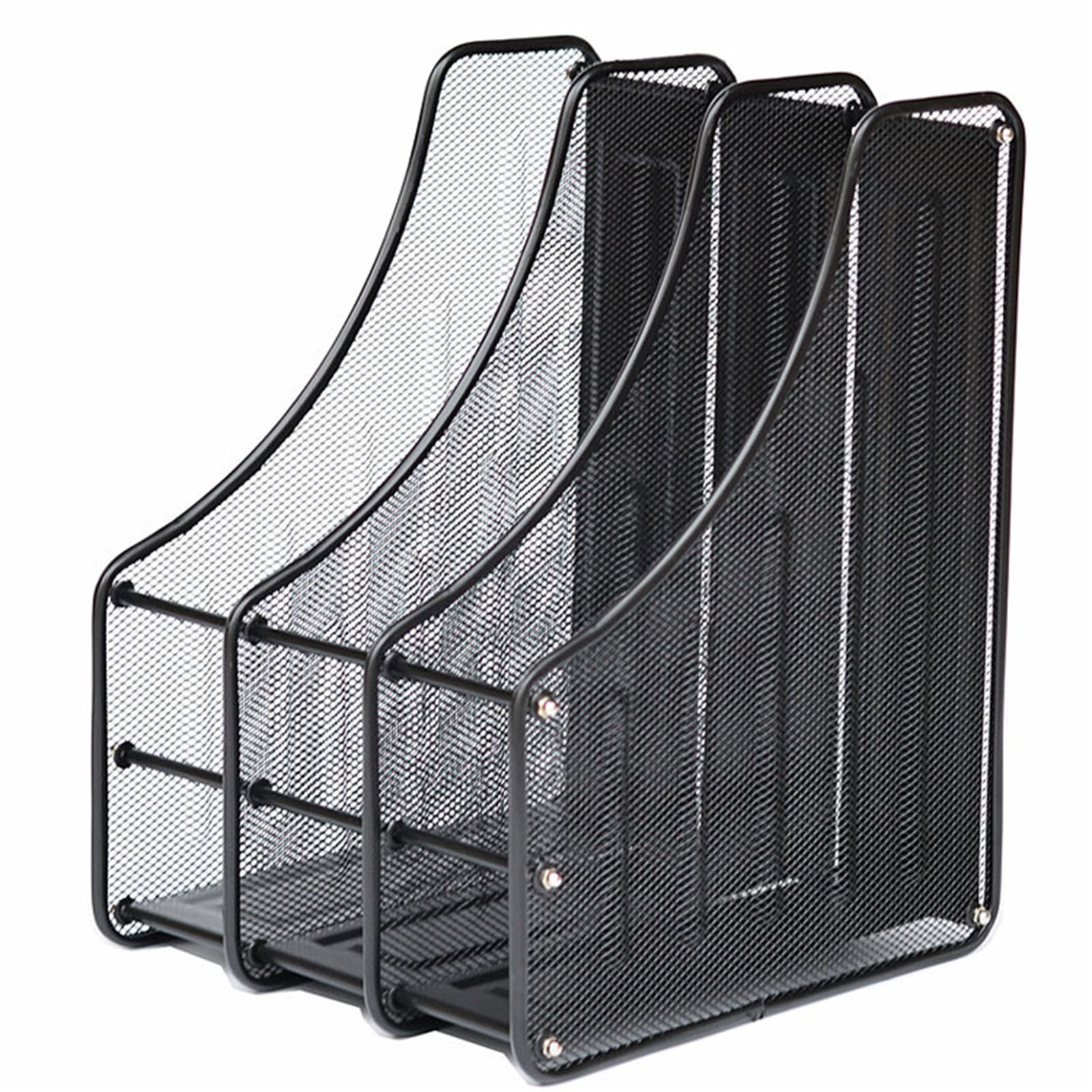 Metal File Folder Organizers - Large Capacity Order Storage for Office ...