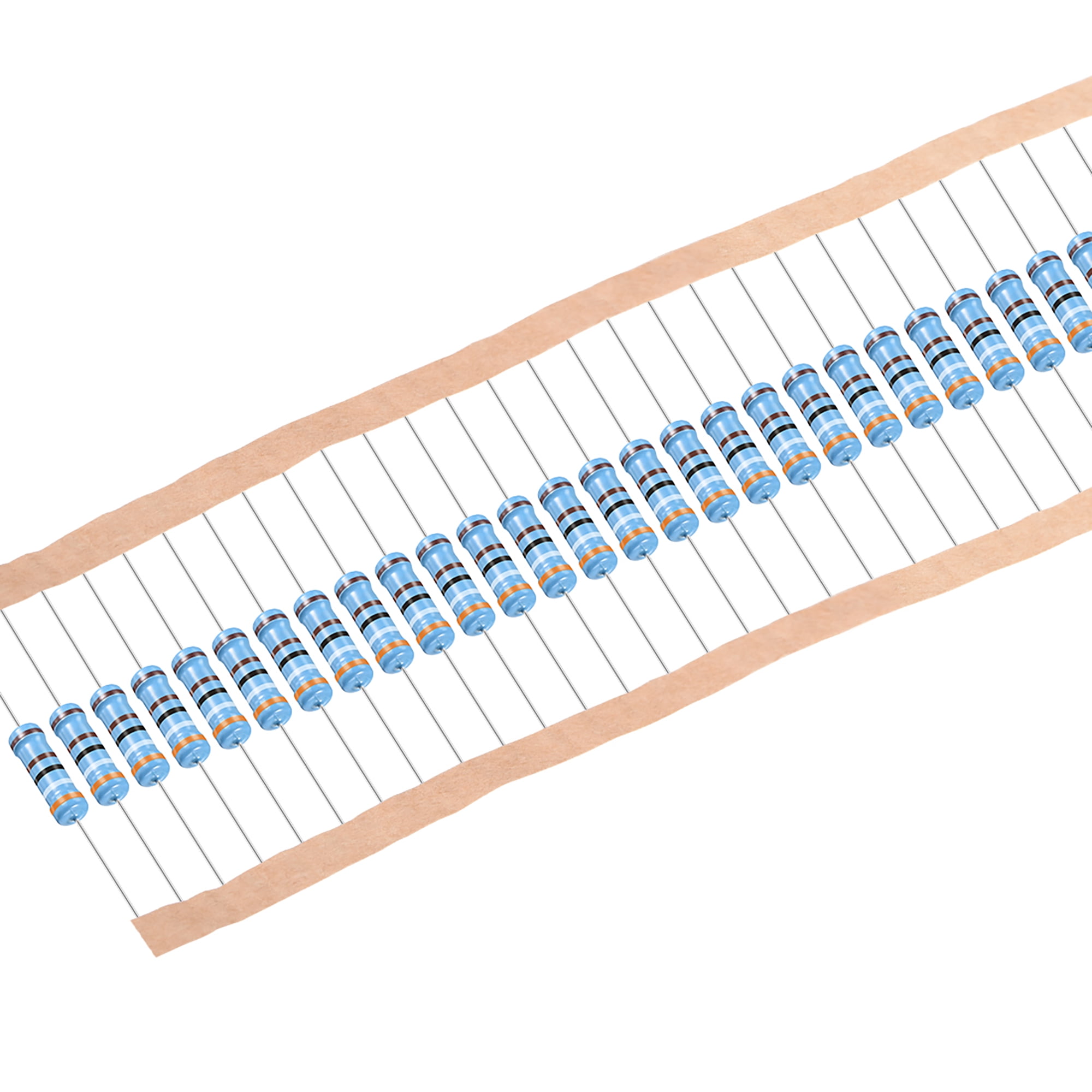Metal Film Resistors 1Watt 3.9K Ohm 1% Tolerances 30 pcs - Walmart Business Supplies