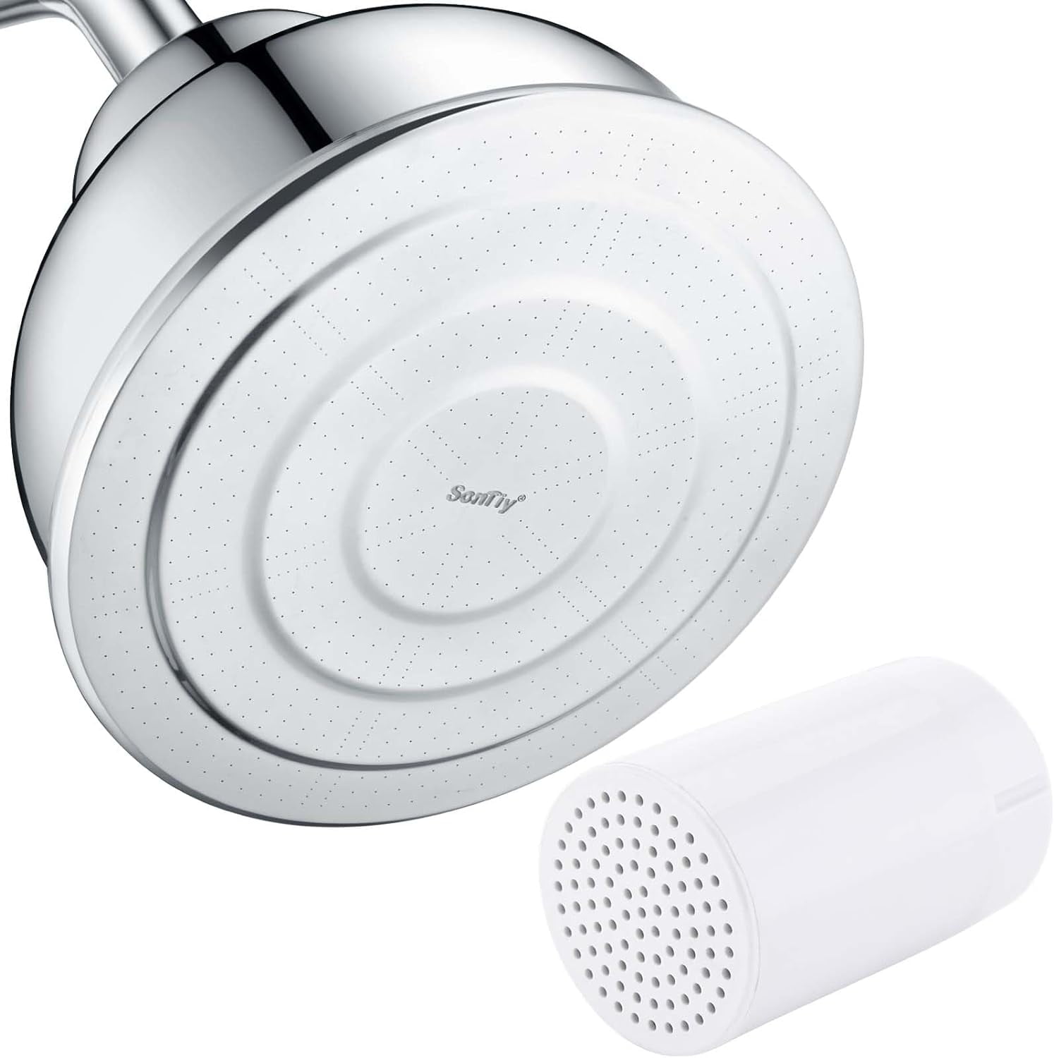 Metal Filter Shower Head Built In Shower Filter, Water Softener ...