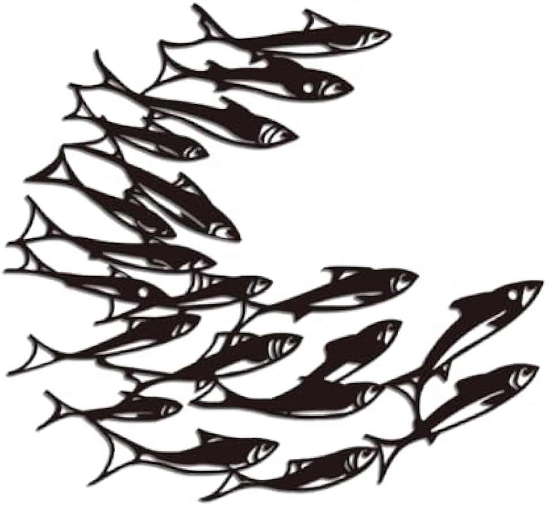 Metal Fish Wall Art Decor Iron Metal Fish Wall Art Decor for Home ...
