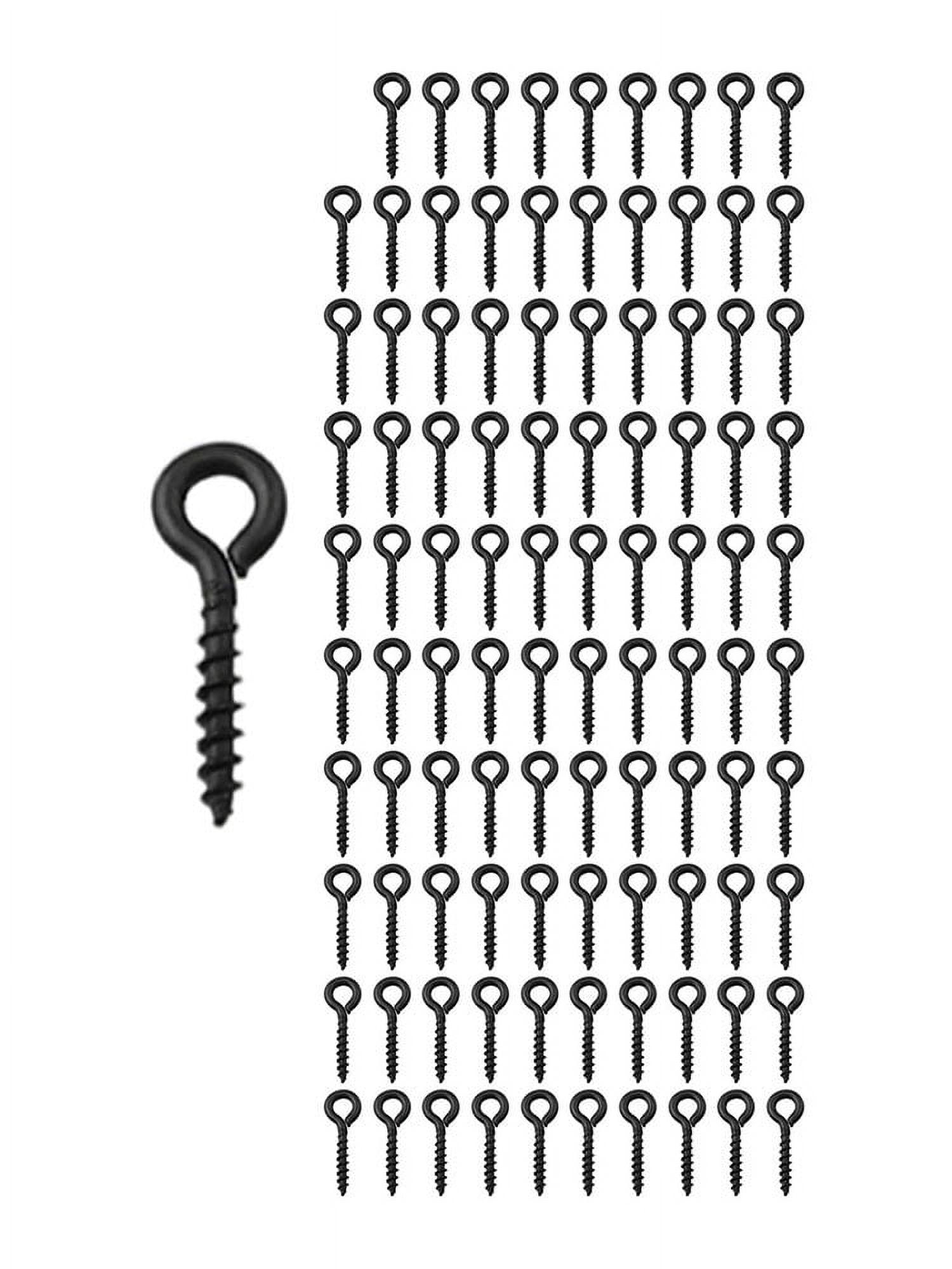 Metal Fishing Bait Screws 15mm 2 Style Black Boilie Screw Rig Terminal ...