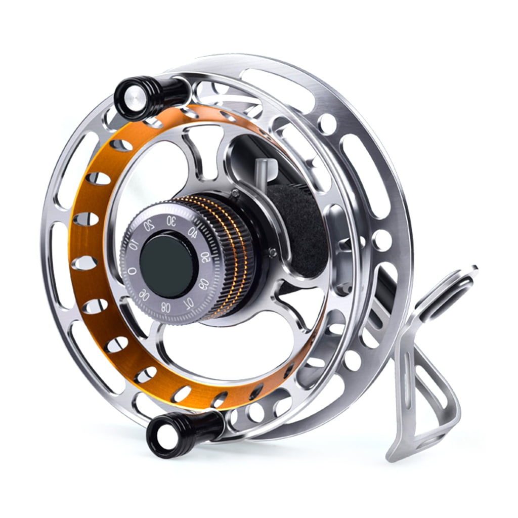 Metal Fishing Hand Wheel with Drain Force Driving Cart Reels Wheel ...