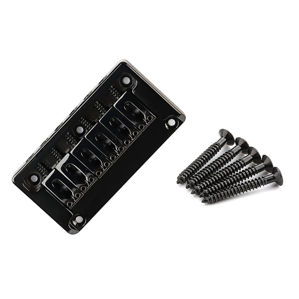 Metal Fixed Hardtail Saddles Bridge with Wrench&Screws Top Load Guitar ...