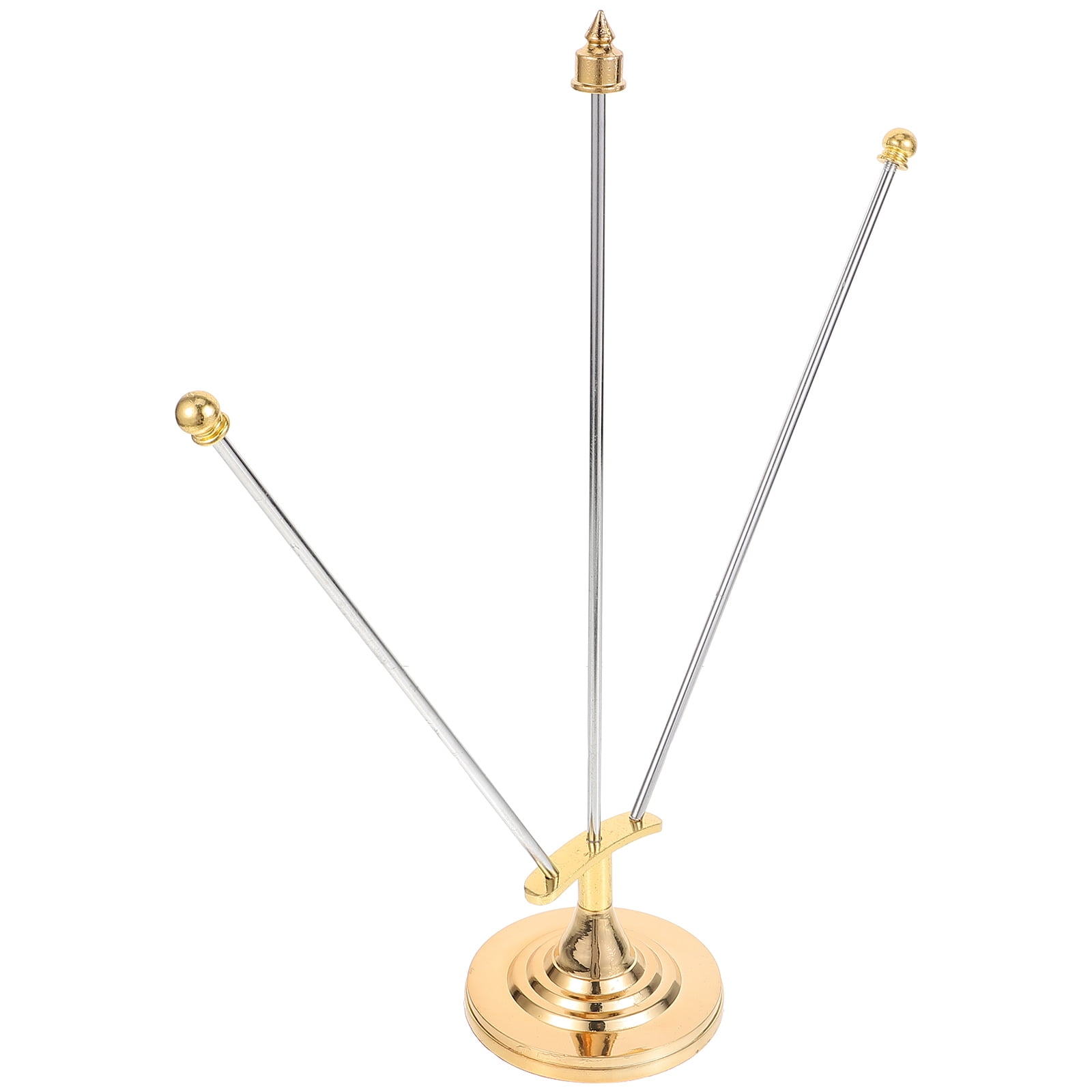 TABLZONE Metal Table Flag Pole Stand W-Shaped Stable Indoor Support for ...