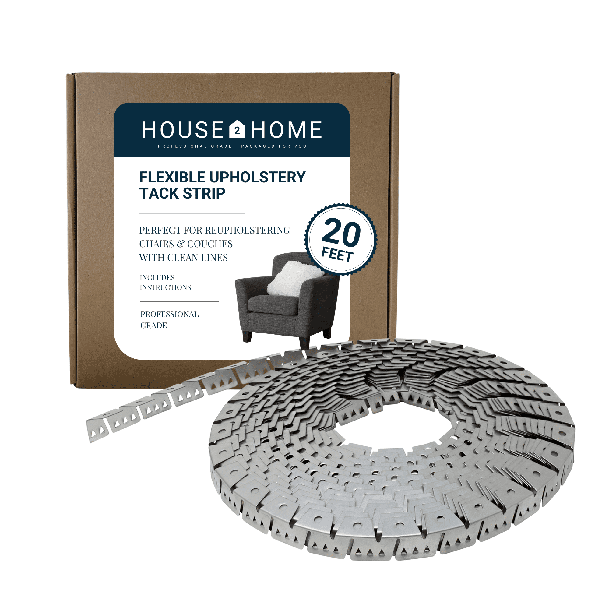 Professional Grade Metal Flexible Tack Strip for Furniture Upholstery ...