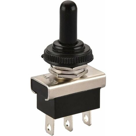 Metal Flick Flip Rocker Switch 12V 25A Spdt on/off/on 3 Position 3 Pin ...