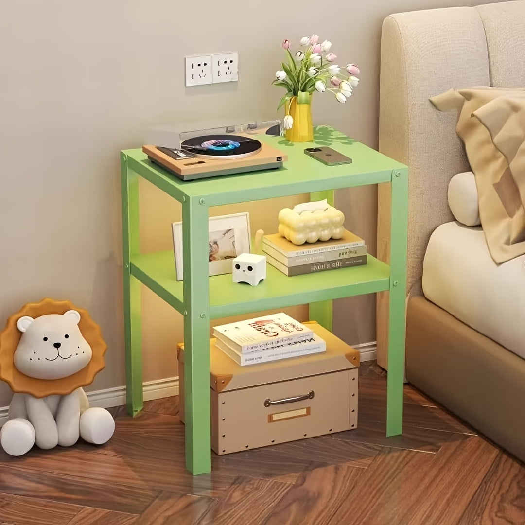 Metal Floor Storage Rack- Modern Shelf Unit Suitable for Living Room ...