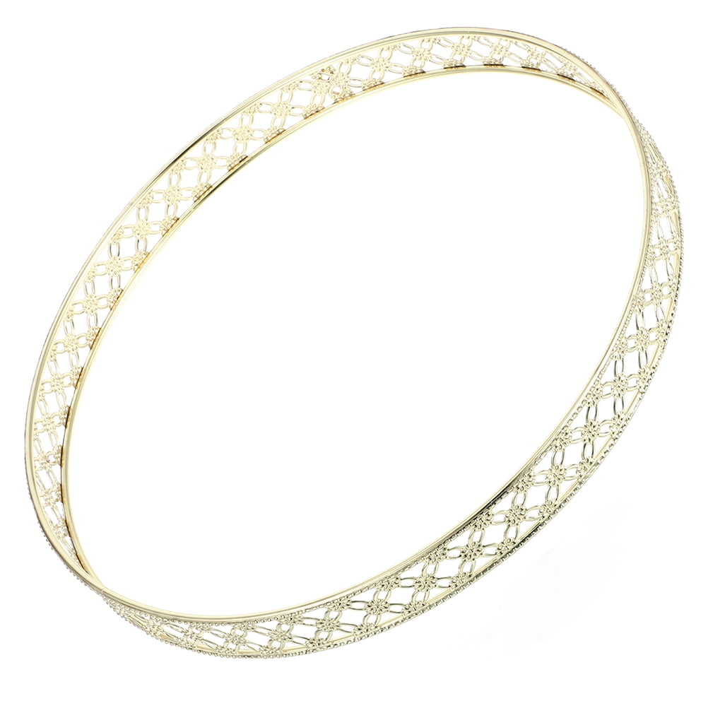 Metal Floral Hoop Centerpiece Stand Round Metal Hanging Planter Baskets ...