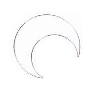 Metal Macrame Moon Hoop for Dreamcatcher Making Macrame Project DIY ...