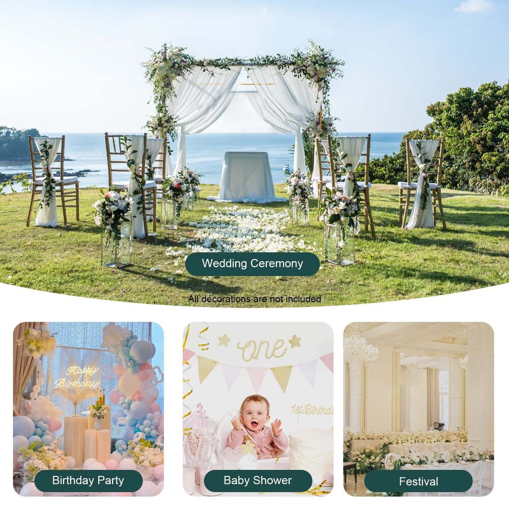Metal Flower Balloon Frame Square Wedding Arch Backdrop Metal Stand ...