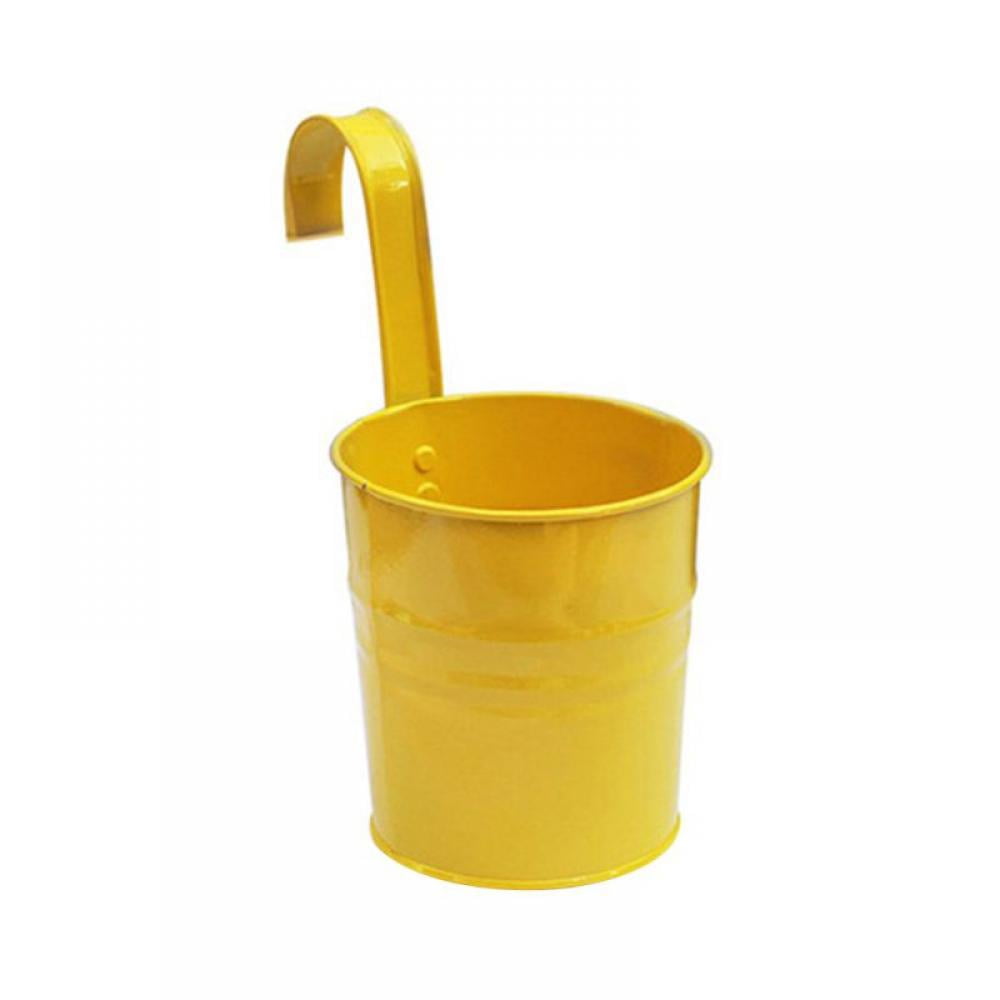 Metal Flower Hanging Flower Pot Hook Wall Removable Candy Color Iron ...