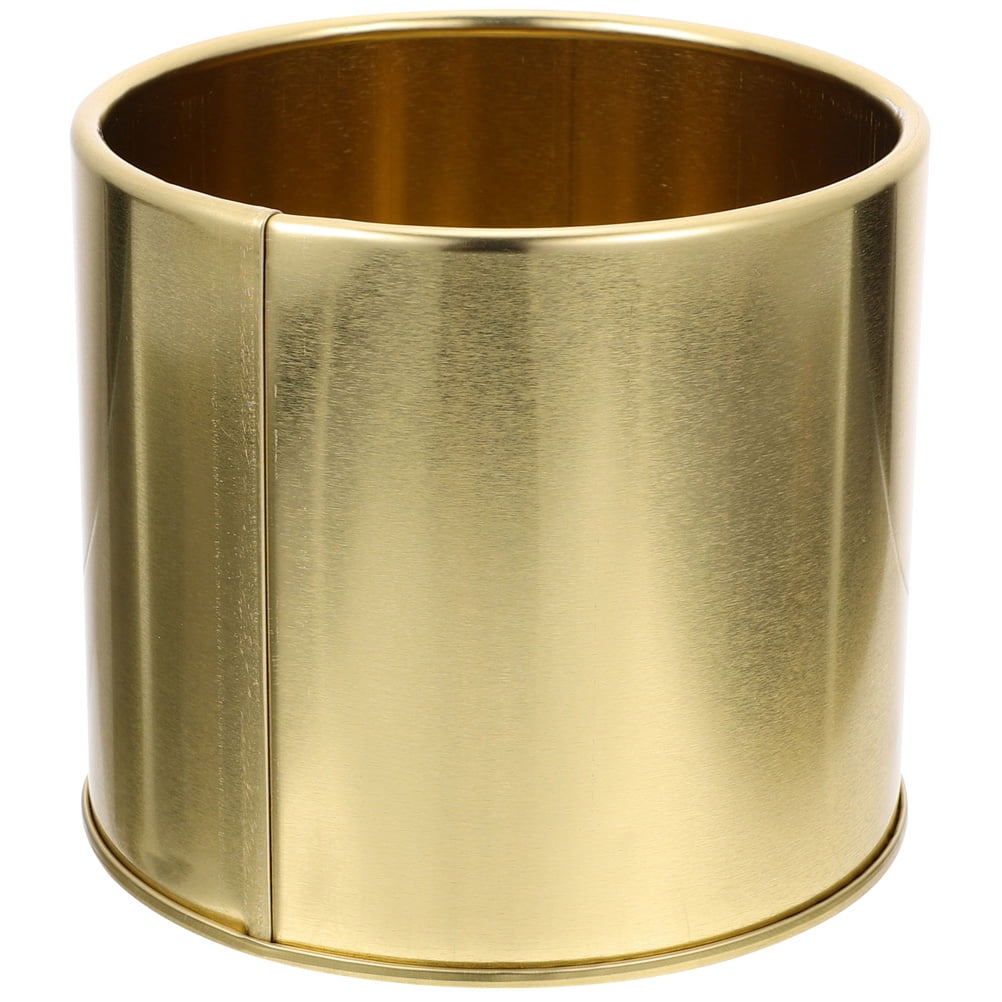 Metal Flower Pot Vintage Decor Houseplant Pots Gold Flower Pot Home ...