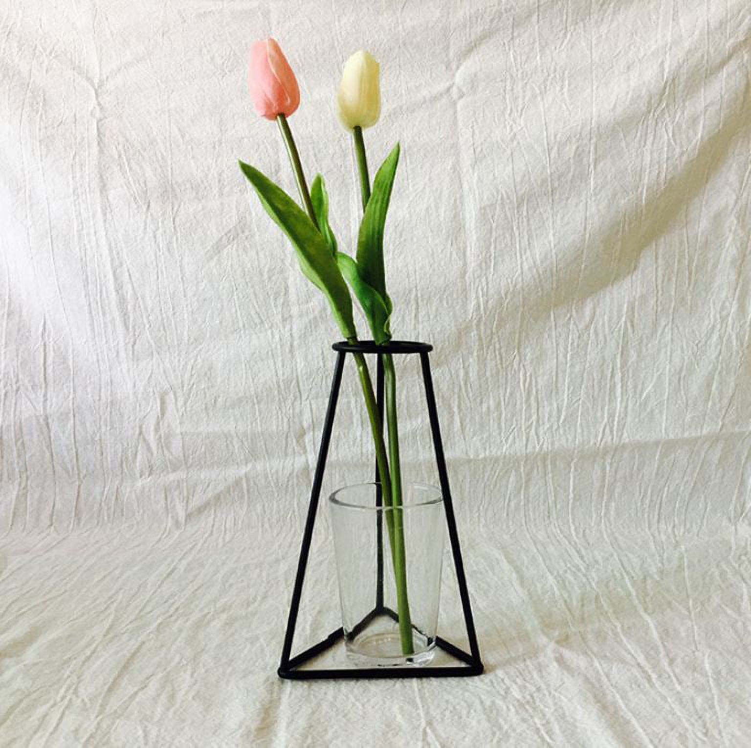 Metal Flower Vase Standing Flower Vases for Centerpieces Modern Vases ...