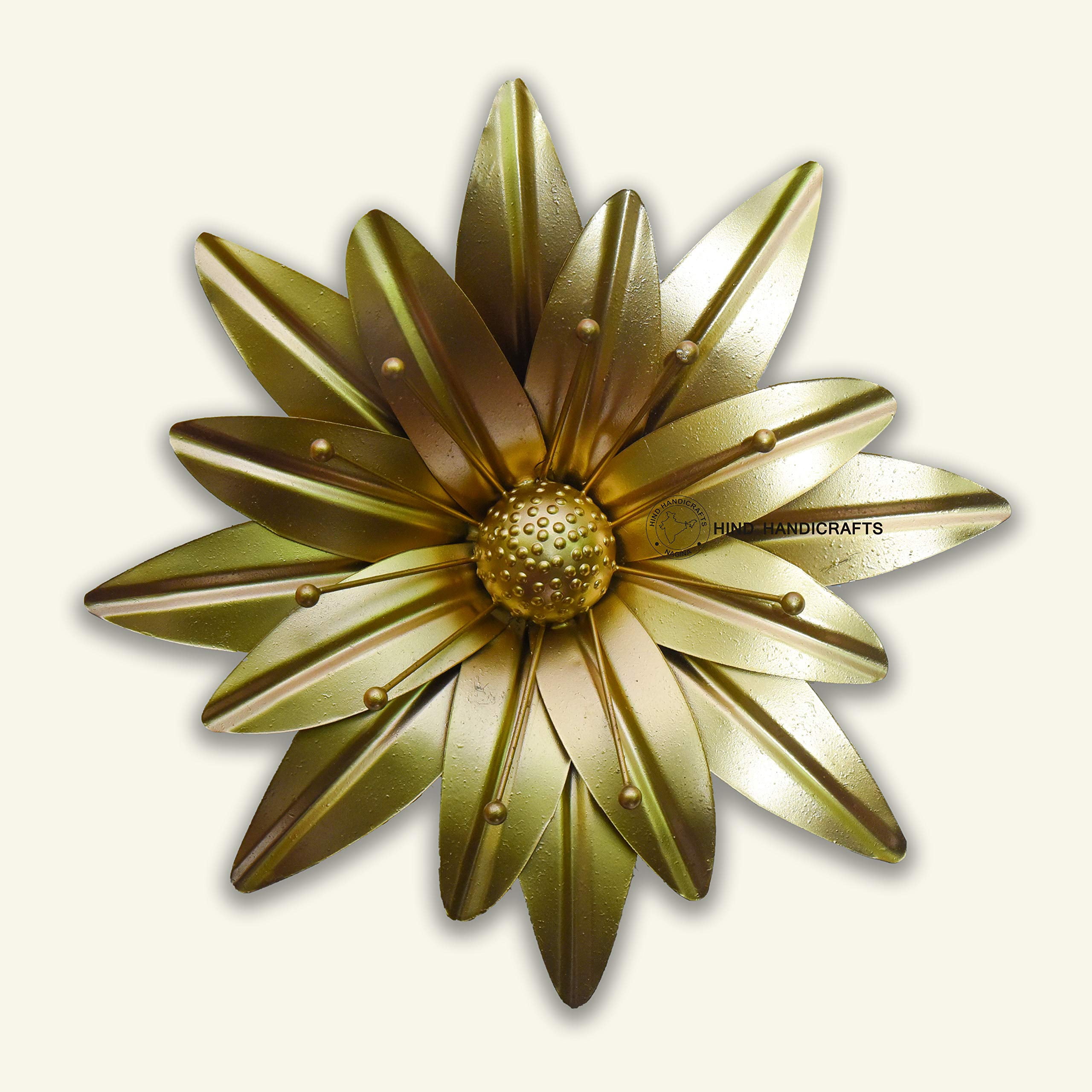 Metal Flower Wall Art Decor Hanging for Indoor Outdoor Home Bedroom ...
