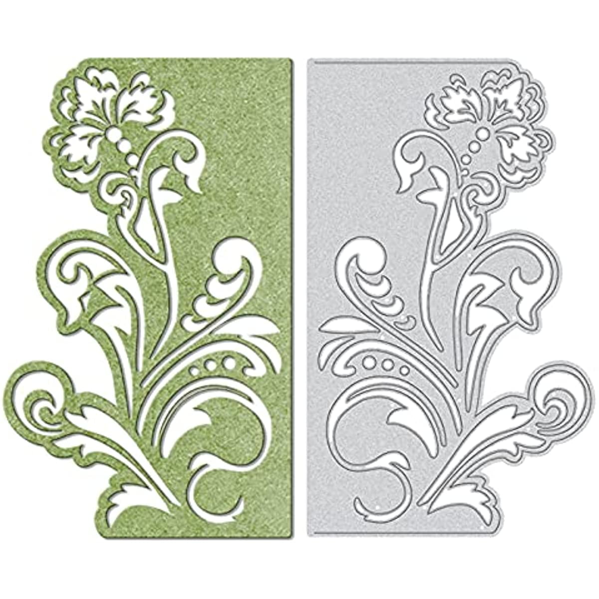 Metal Flowers Edge Border Die Cuts Lace Cutting Dies for DIY Scrapbook ...