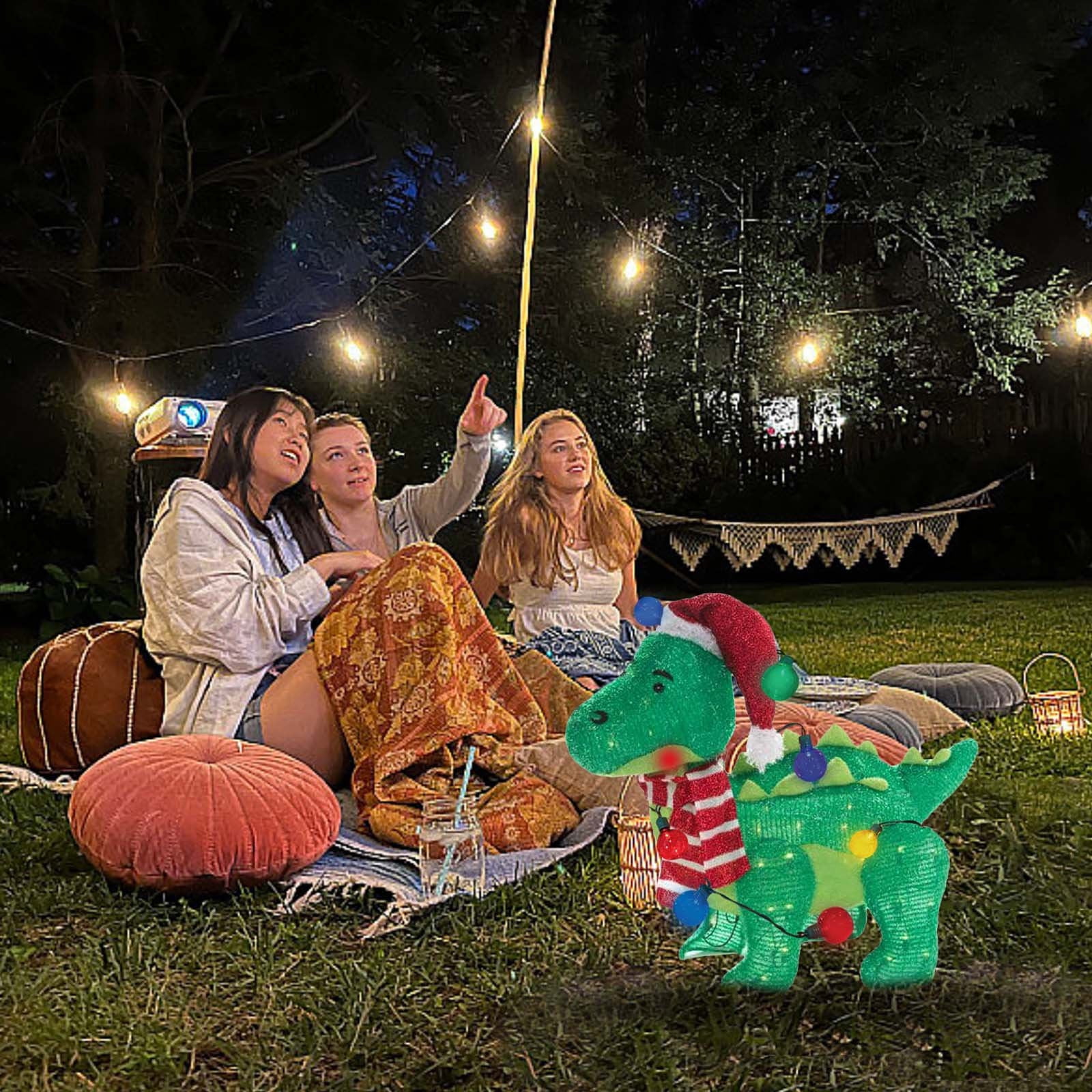 Metal Flowers for Yard Solar Lighted Address Sign Number Fence Staples ...