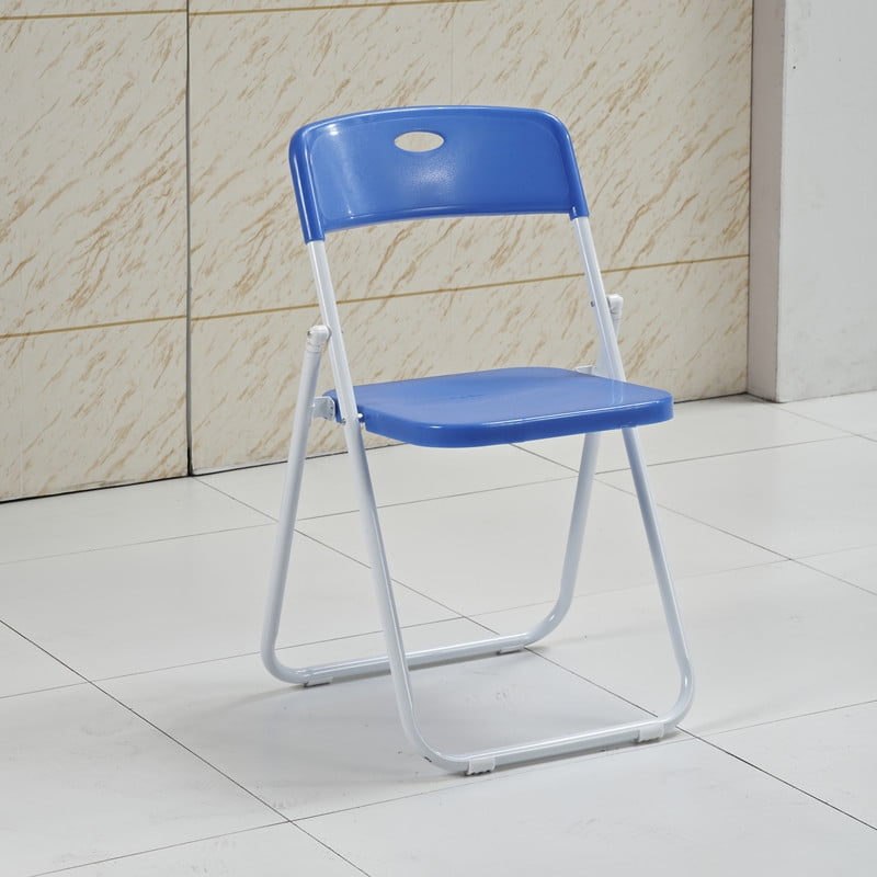 Metal Folding & Stacking Chairs, Blue (Set of 1) - Walmart.com