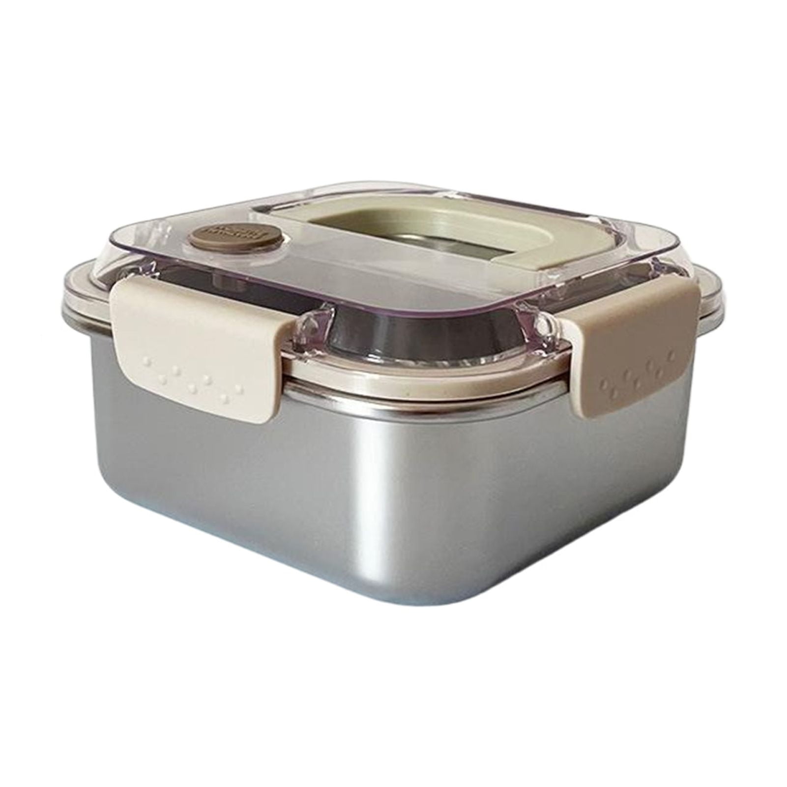 Metal Food Containers With Lids Non Plastic Stainless Steel Lunch Box ...