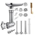 KitchenAid Metal Food Grinder Attachment, Durable Meat Grinder, Sausage ...