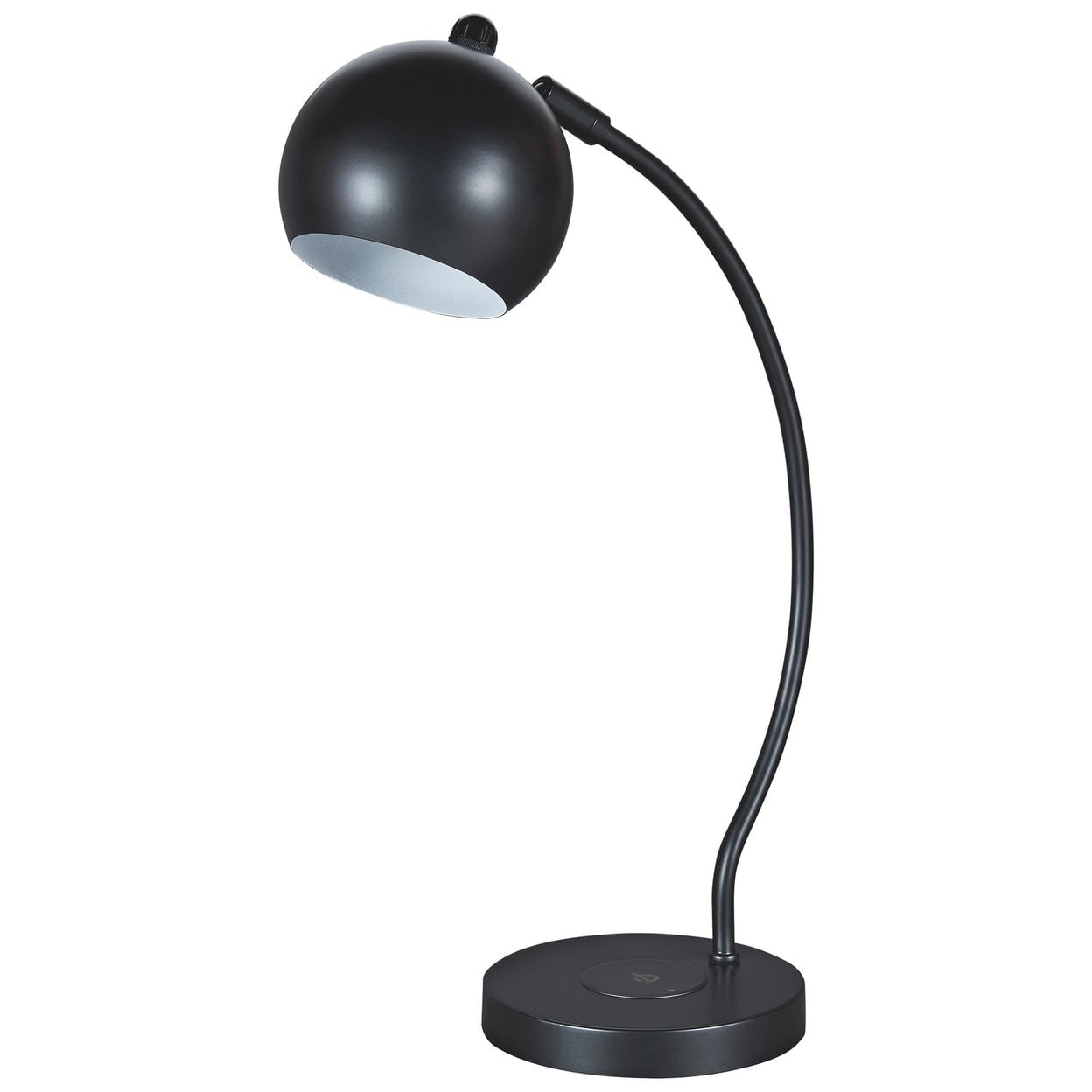 Metal Frame Desk Lamp with Adjustable Shade Black - Saltoro Sherpi ...