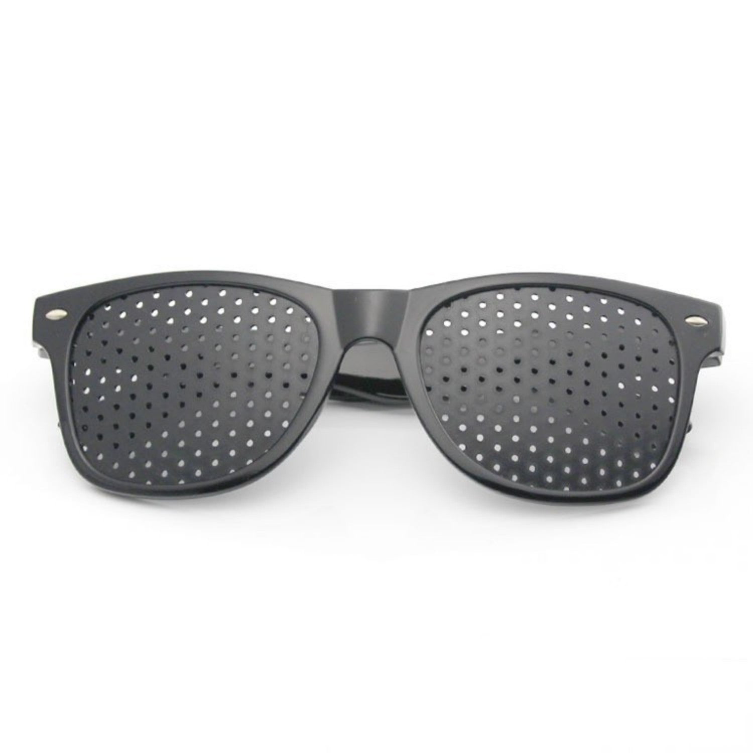 Pinhole Glasses with Metal Frame Radiation Resistance Lenses Full Frame ...