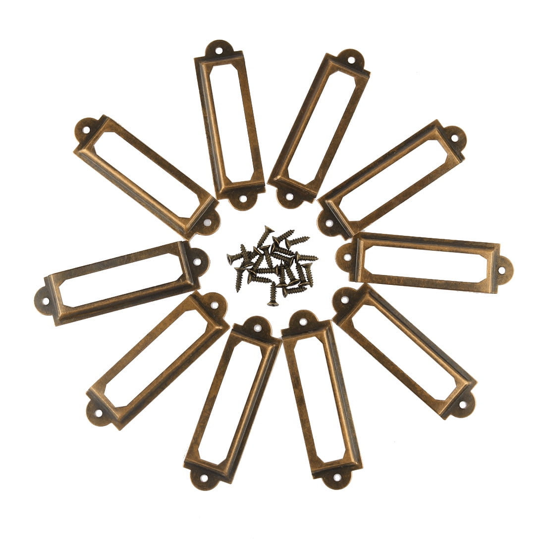 Unique Bargains Metal Label Holder, Fits 36x13mm Labels, Retro Design ...