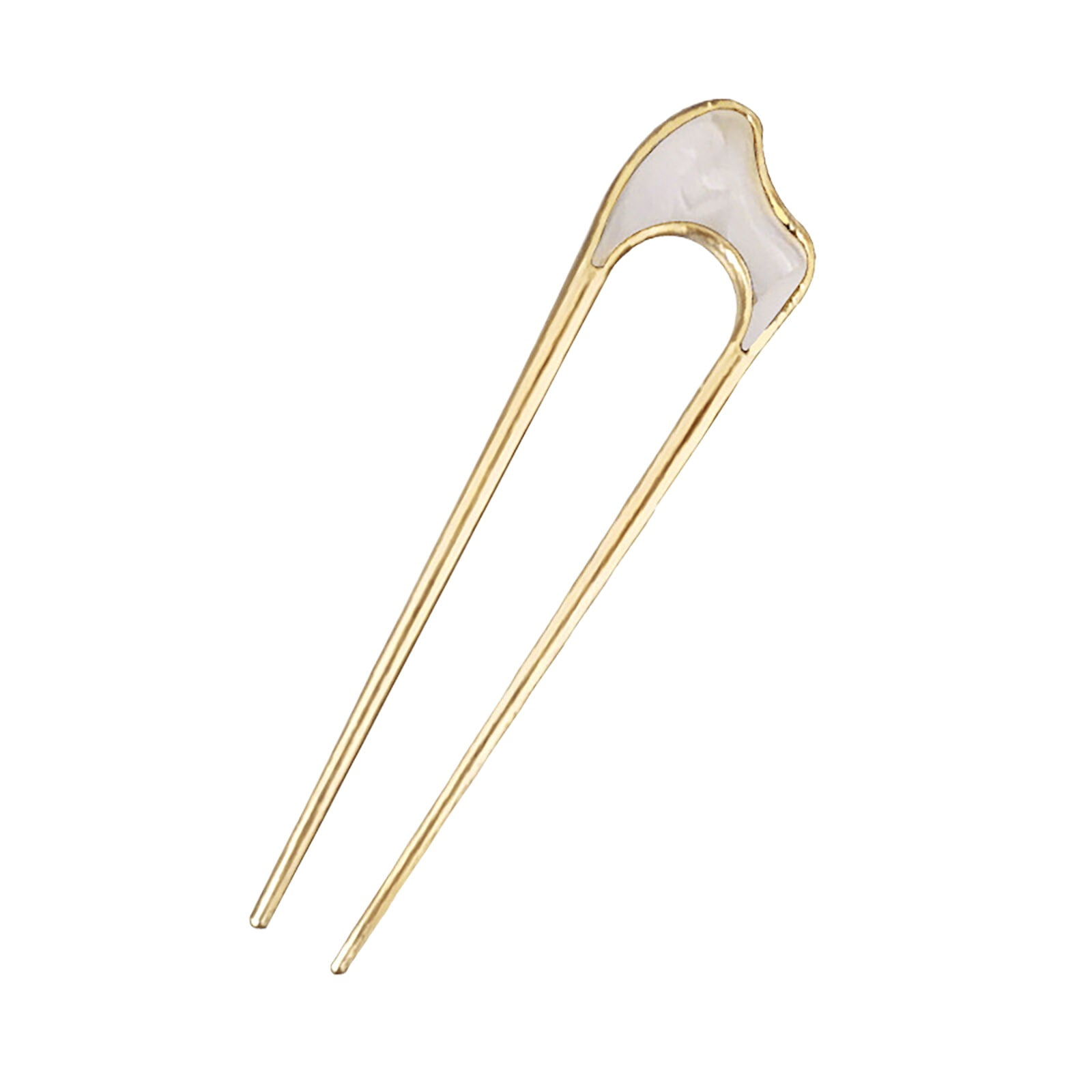 Metal French Hair Pins Women Gold French Pins Thick Hair U Shaped Hair ...