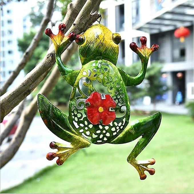 Metal Frog Wall Ornament, Metal Wall Frog Glow in The Dark Indoor ...