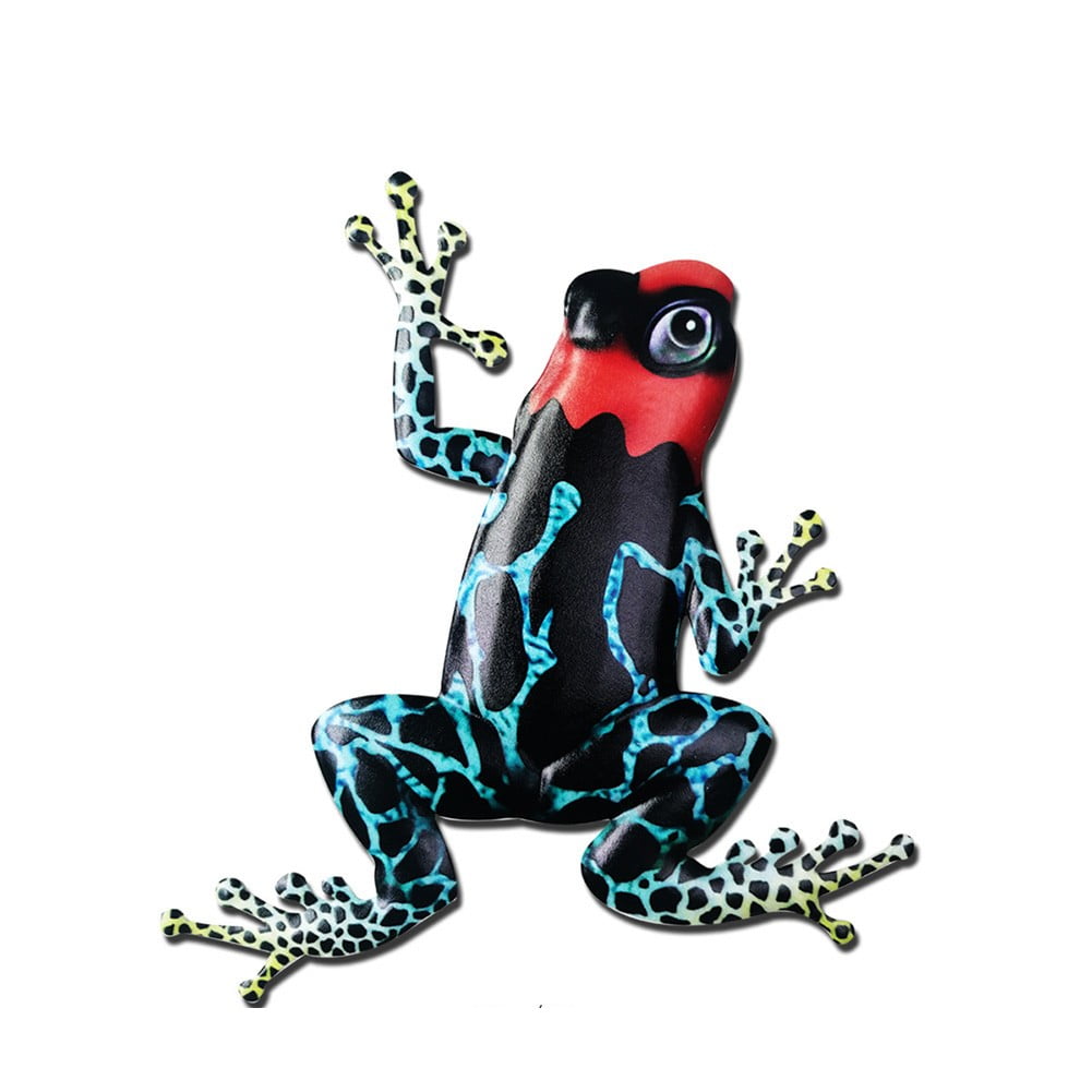 Metal Frog Yard Statue Outdoor Garden Wall Decor Ornament - Walmart.com