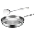 Metal Spatula Set Nonstick Scratch Proof Pan Multi Stovetop Compatible ...